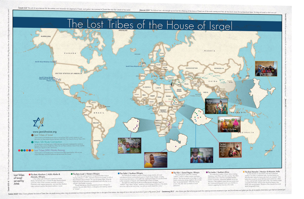 Download your free Lost Tribes Map | Jewish Voice